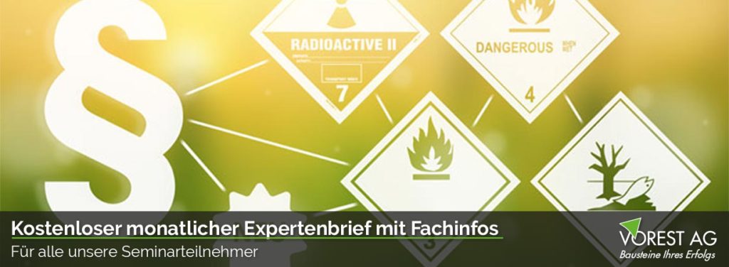 Gefahrstoffverordnung – Gefahrstoffkataster Umgang mit Gefahrstoffen